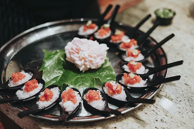 Fresh Ahi Poke & Pink Granita Recipe | Ocean Spray®